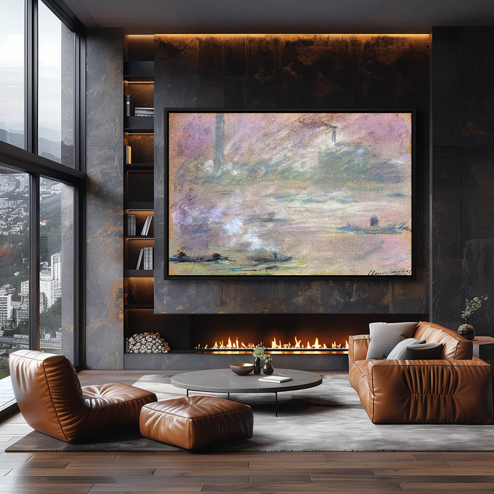 Boats on the Thames London – Great Canvas Arts