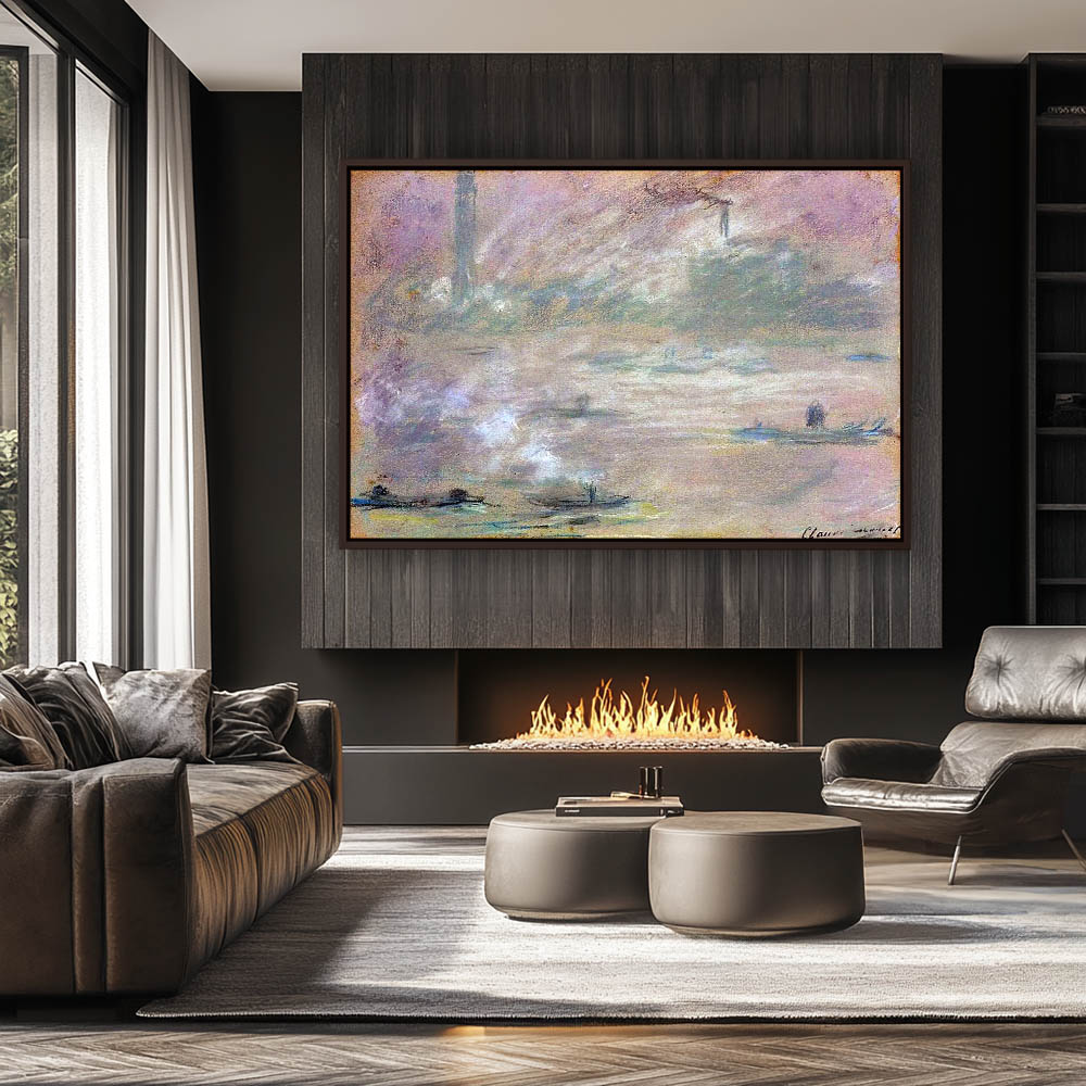 Boats on the Thames London – Great Canvas Arts