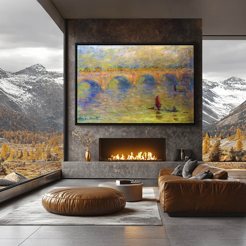 Waterloo Bridge Sunlight Effect – Great Canvas Arts