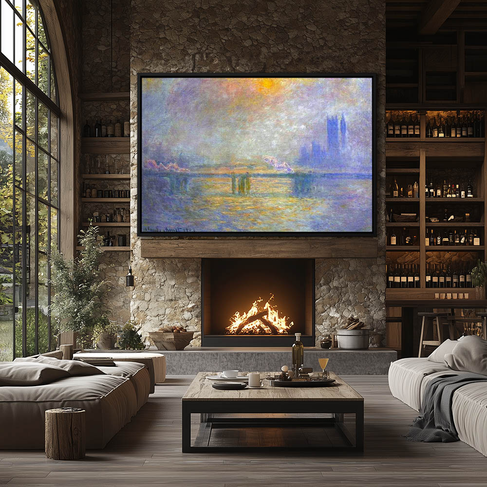 Charing Cross Bridge The Thames 02 – Great Canvas Arts