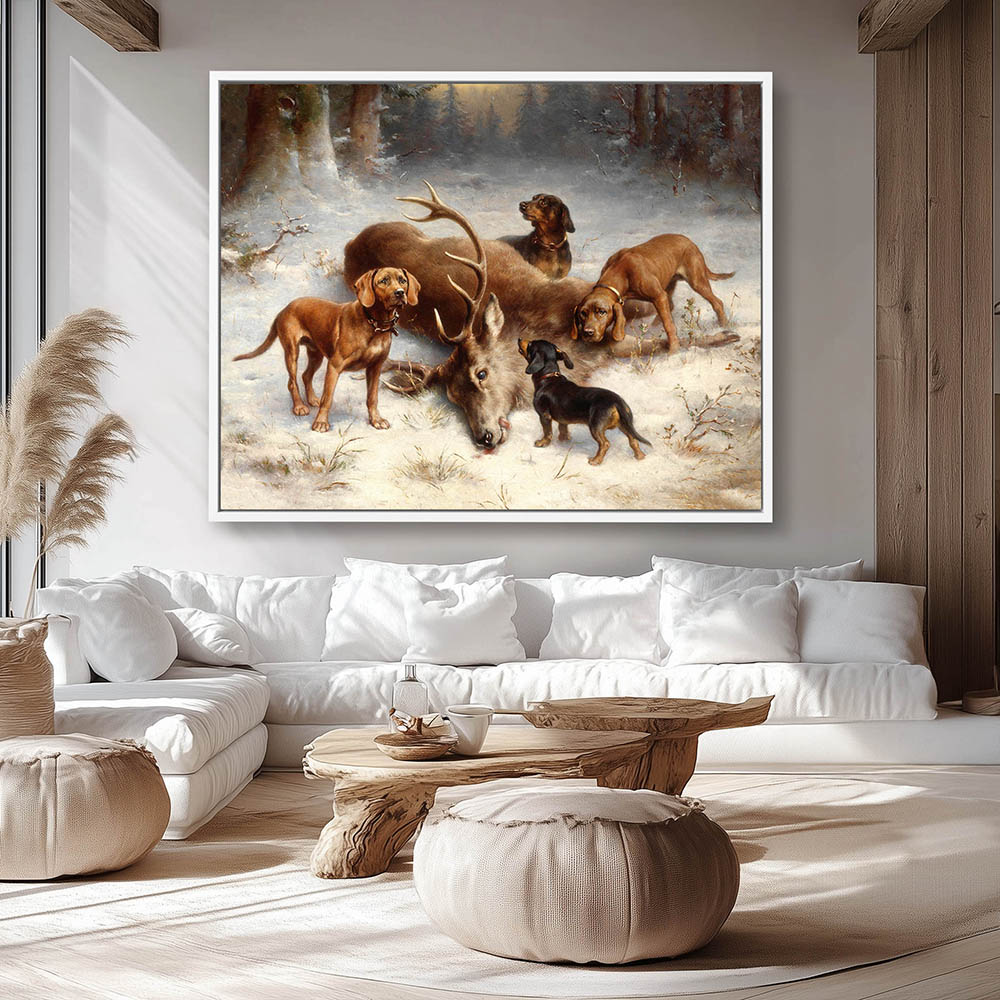 With Slain Deer – Great Canvas Arts