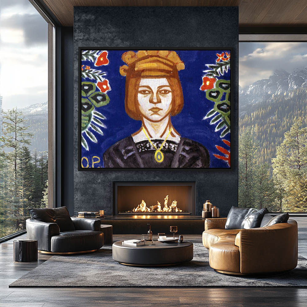 Olga Rozanova Self Portrait – Great Canvas Arts