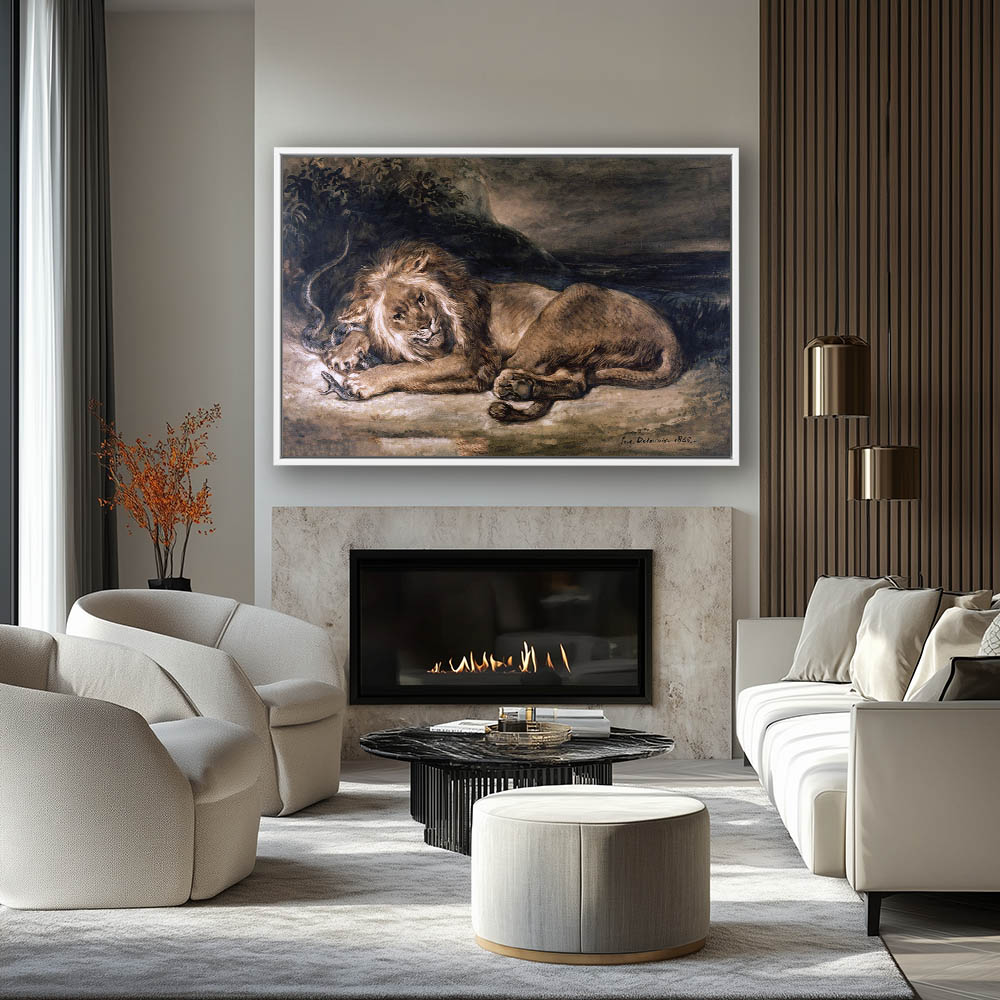 Lion and Snake – Great Canvas Arts