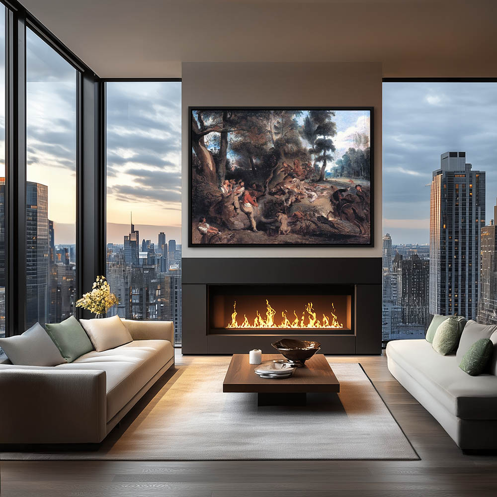 The pig hunt – Great Canvas Arts