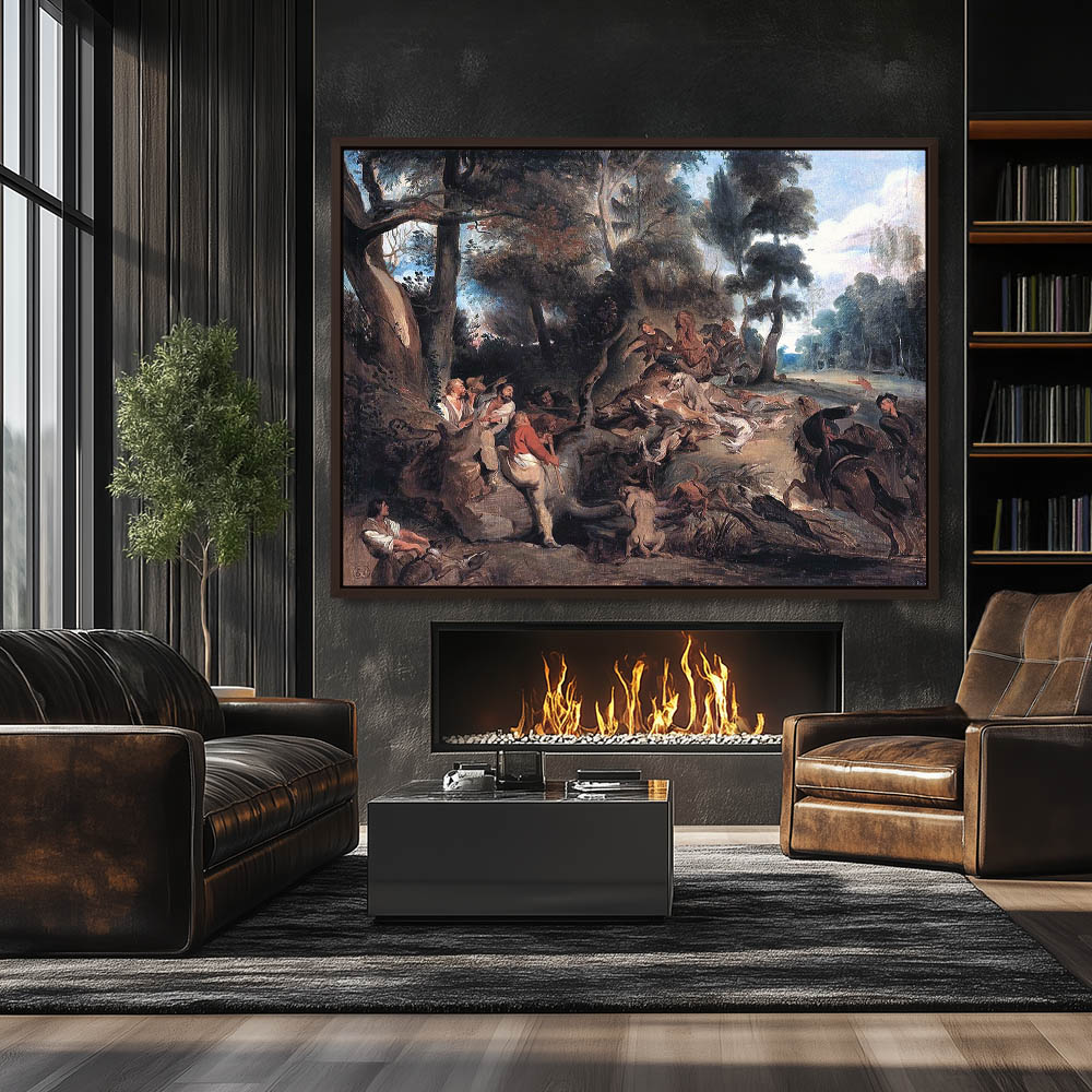 The pig hunt – Great Canvas Arts