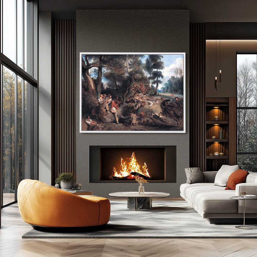 The pig hunt – Great Canvas Arts