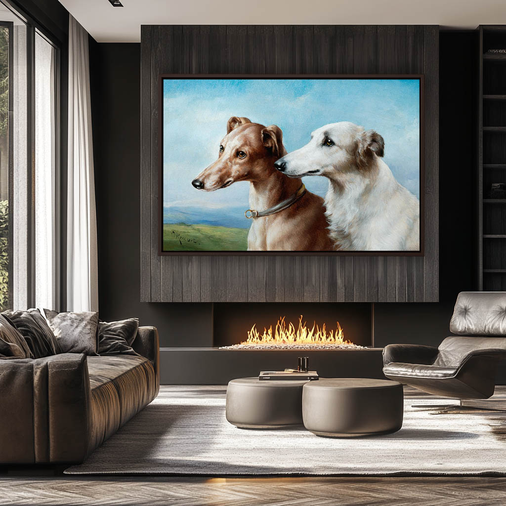 Two Greyhounds – Great Canvas Arts