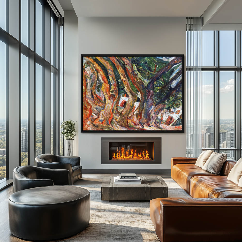 The plane trees in Céret’ – Great Canvas Arts