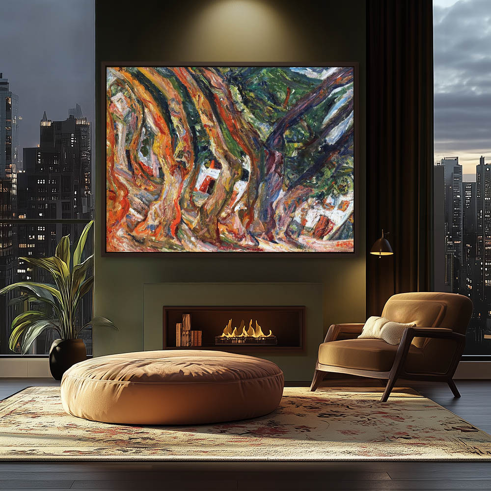 The plane trees in Céret’ – Great Canvas Arts