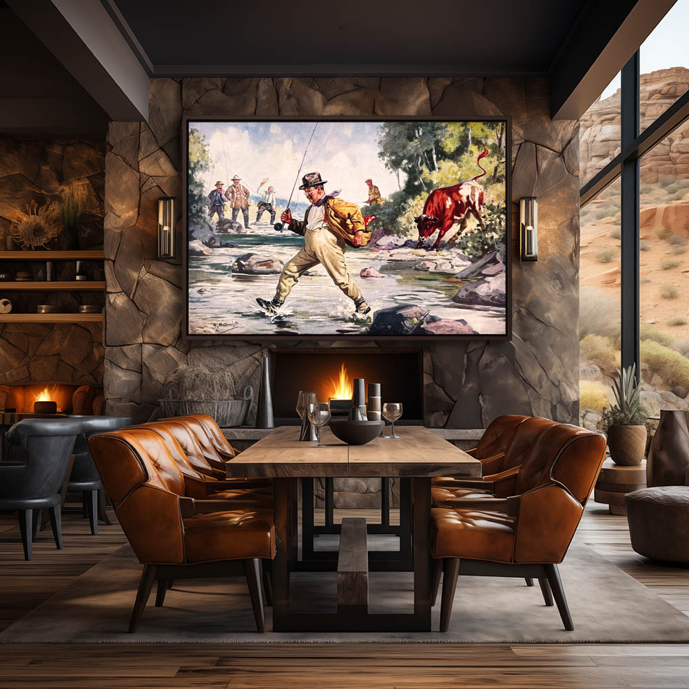 The Pool He Didn’t Fish – Great Canvas Arts