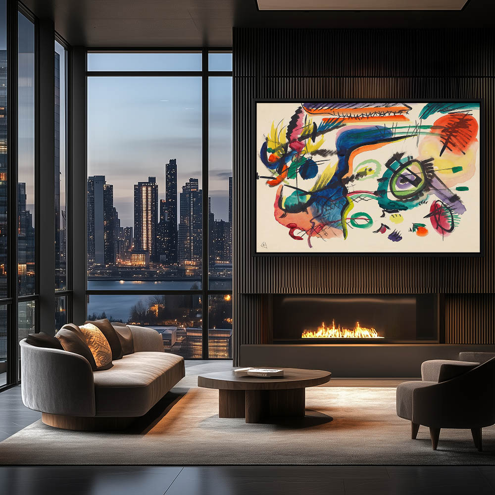 Draft for ‘Composition VII’ – Great Canvas Arts