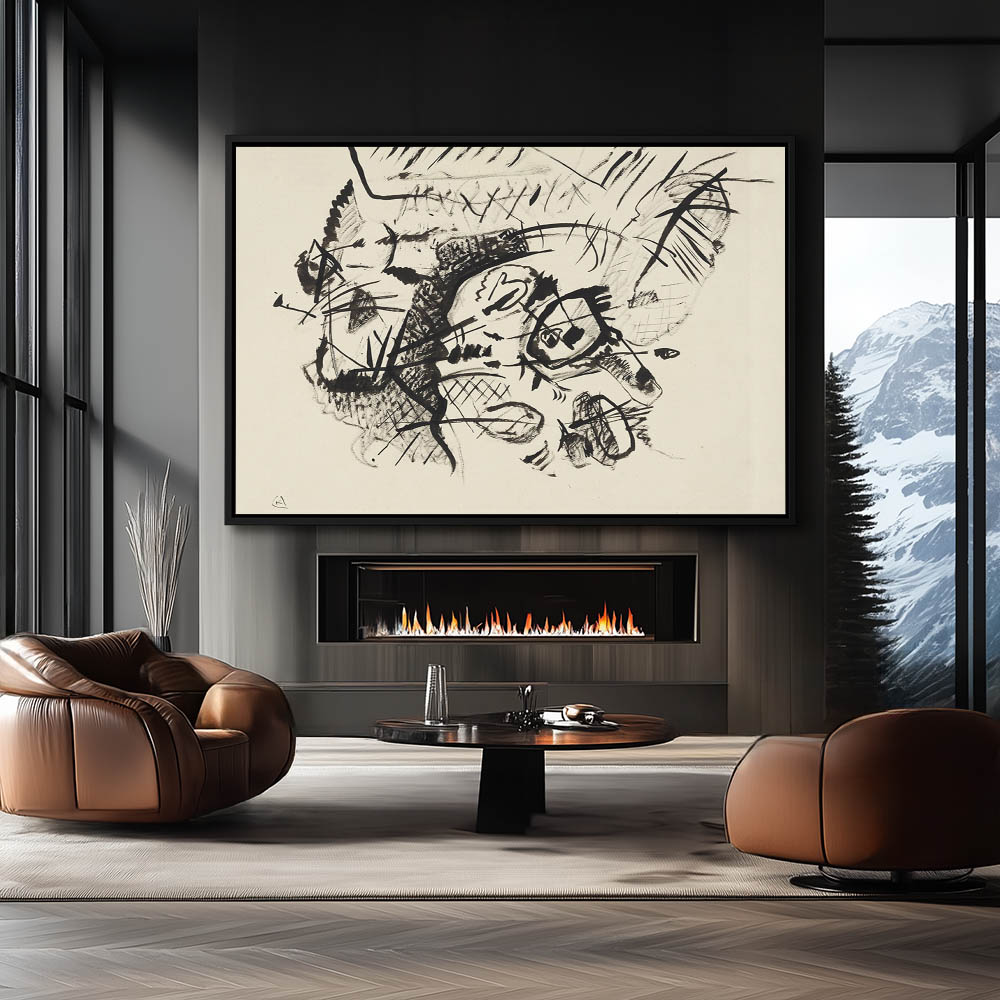 Draft for ‘Composition VII – Great Canvas Arts