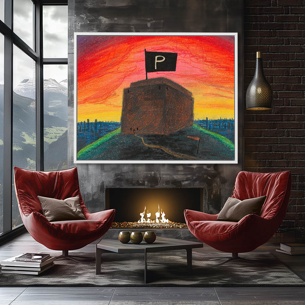 The powder flag – Great Canvas Arts