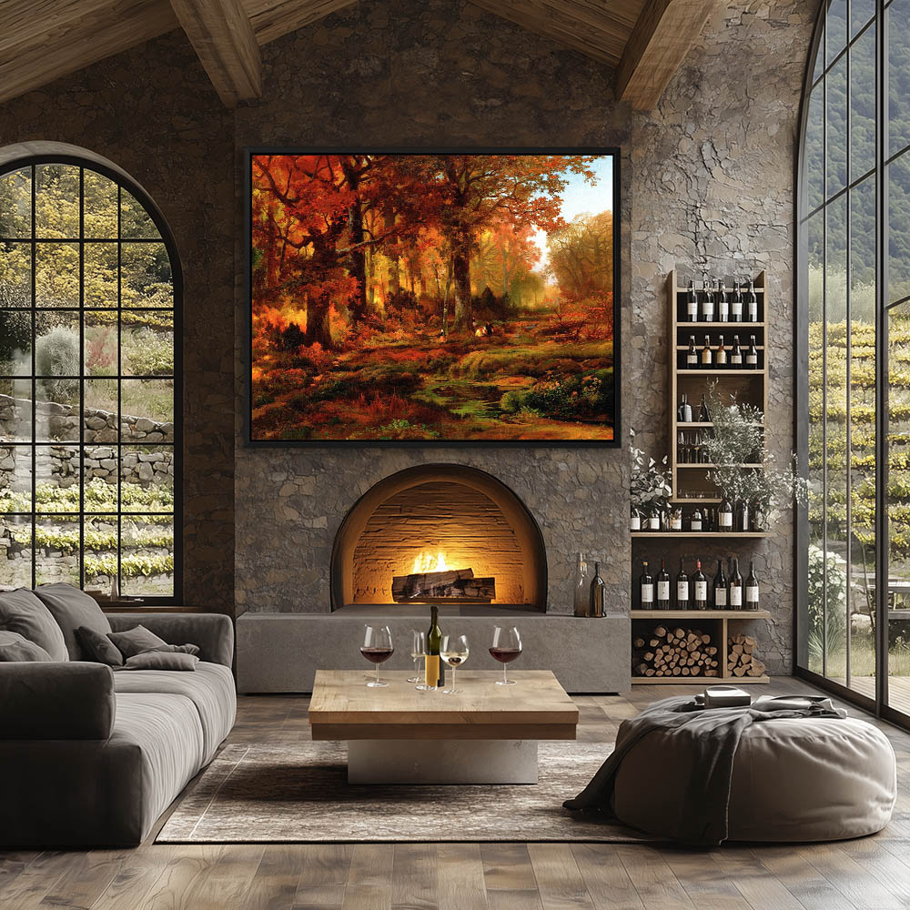 Cresheim Glen, Wissahickon, Autumn – Great Canvas Arts