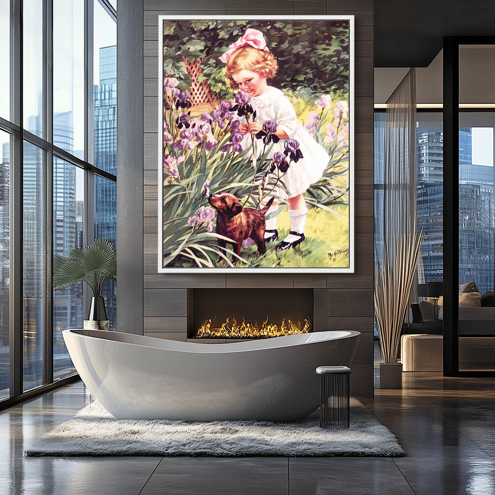 Smelling the Flowers – Great Canvas Arts