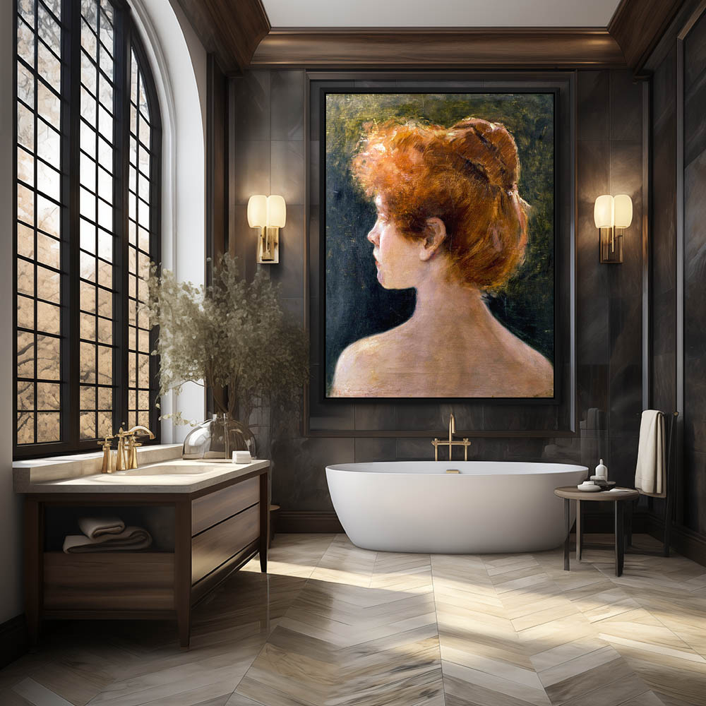 Female figure from Behind Profile – Great Canvas Arts