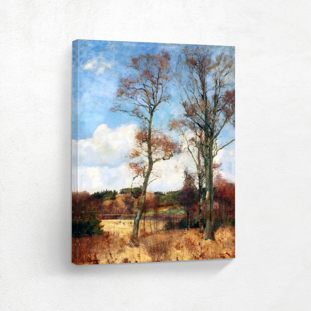 Barren Forest and Field Landscape – Great Canvas Arts