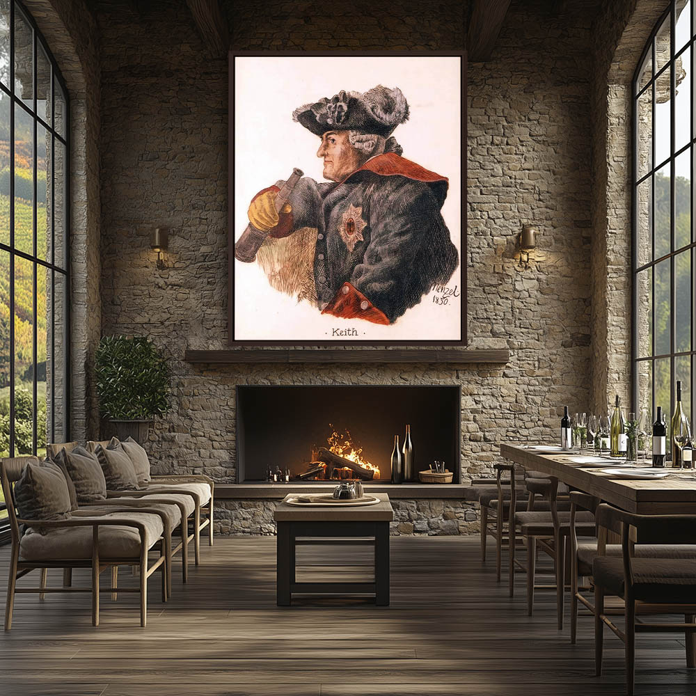 Portrait des Feldmarschall Keith – Great Canvas Arts