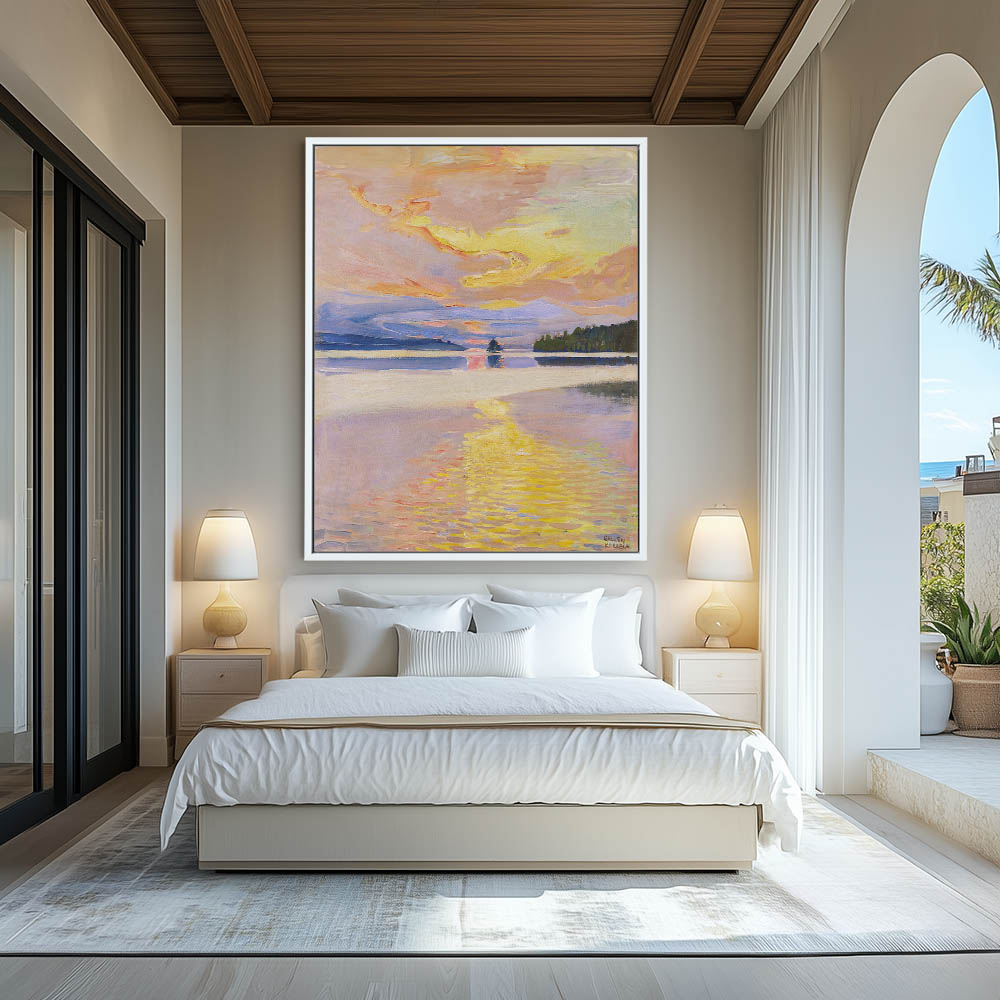 Sunset Over Lake Ruovesi – Great Canvas Arts