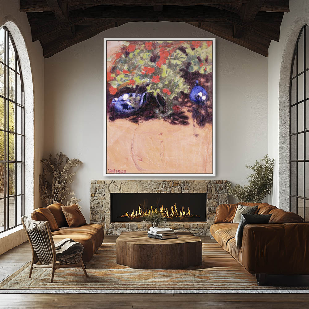 Landscape with Bluebirds – Great Canvas Arts