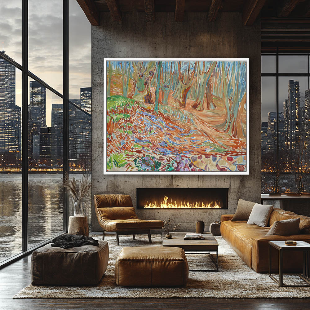 Elm Forest in Spring – Great Canvas Arts