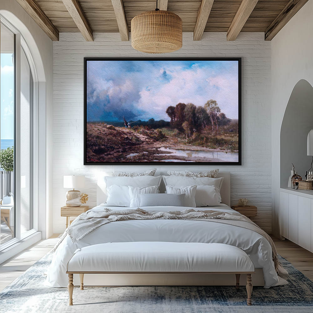 Rural Landscape Waterfront – Great Canvas Arts