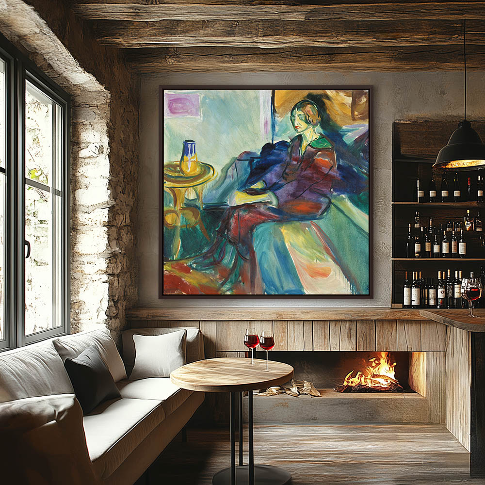 Seated Model on the Couch II – Great Canvas Arts