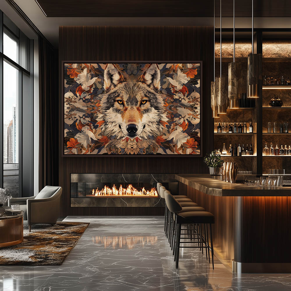 Autumn Wolf – Great Canvas Arts