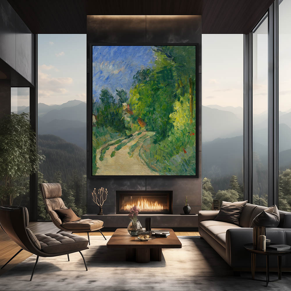 The Winding Road in the Undergrowth – Great Canvas Arts