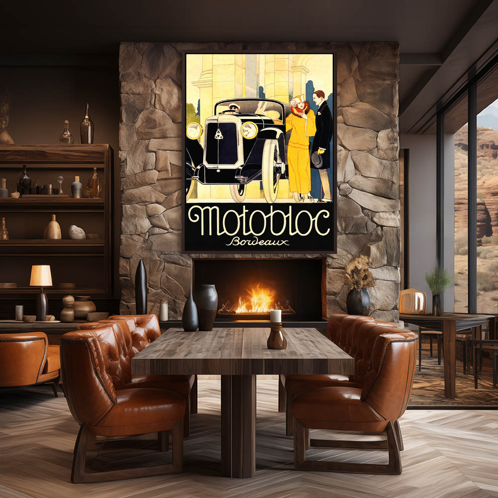 Motobloc Bordeaux – Great Canvas Arts