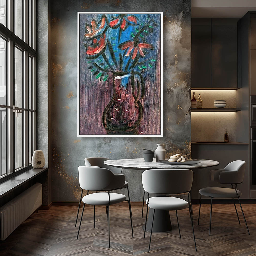 Still Life with Pitcher and Flowers – Great Canvas Arts