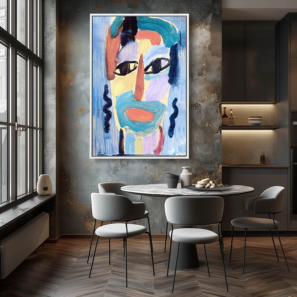 Abstract Face and Head – Great Canvas Arts