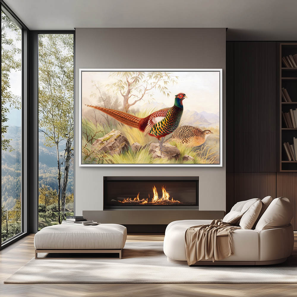 Sporting Scene of Pheasants – Great Canvas Arts
