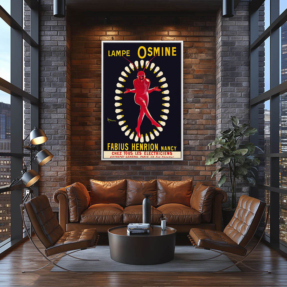 Bulb Advertising Poster – Great Canvas Arts