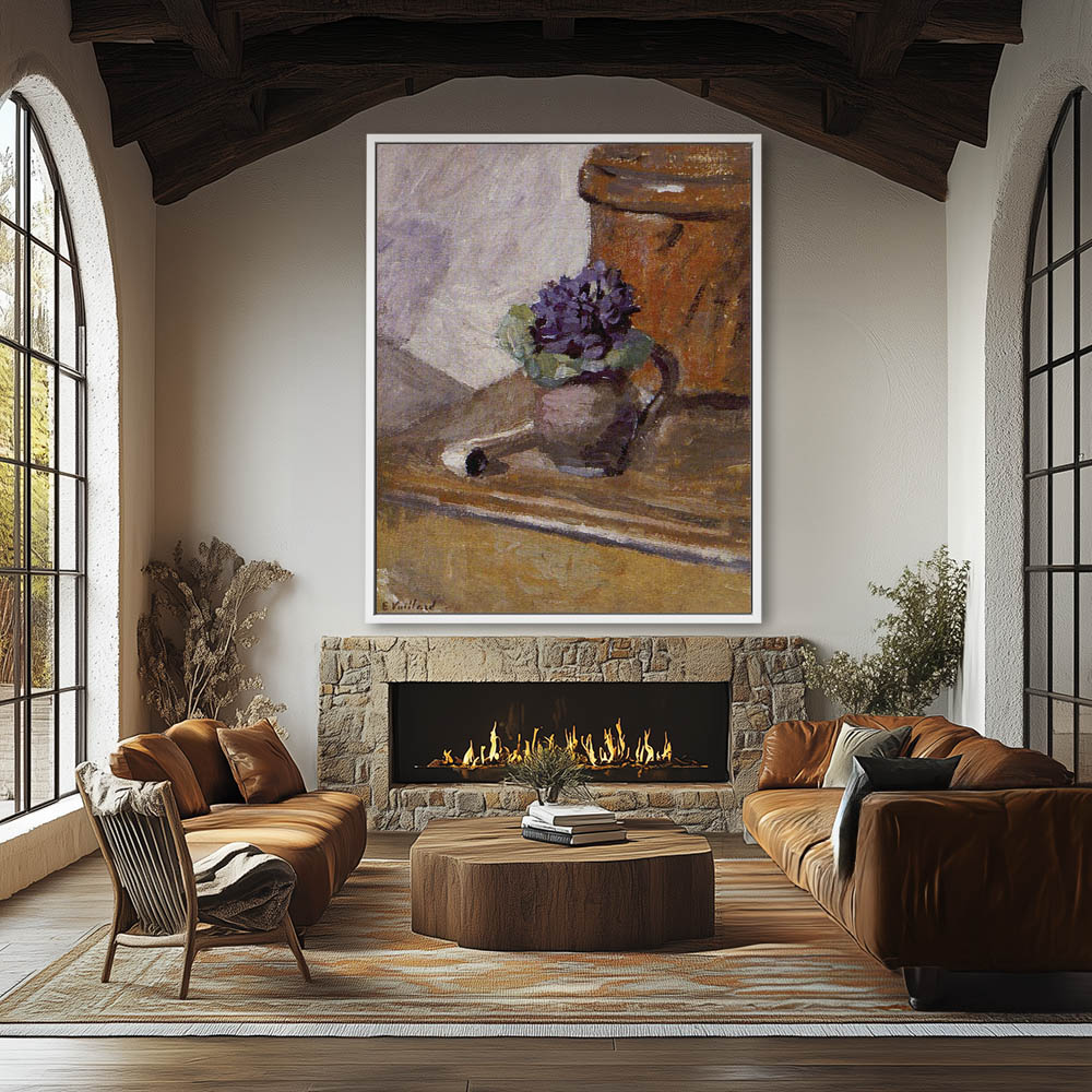 Bouquet of Violets and Clay Pipe – Great Canvas Arts