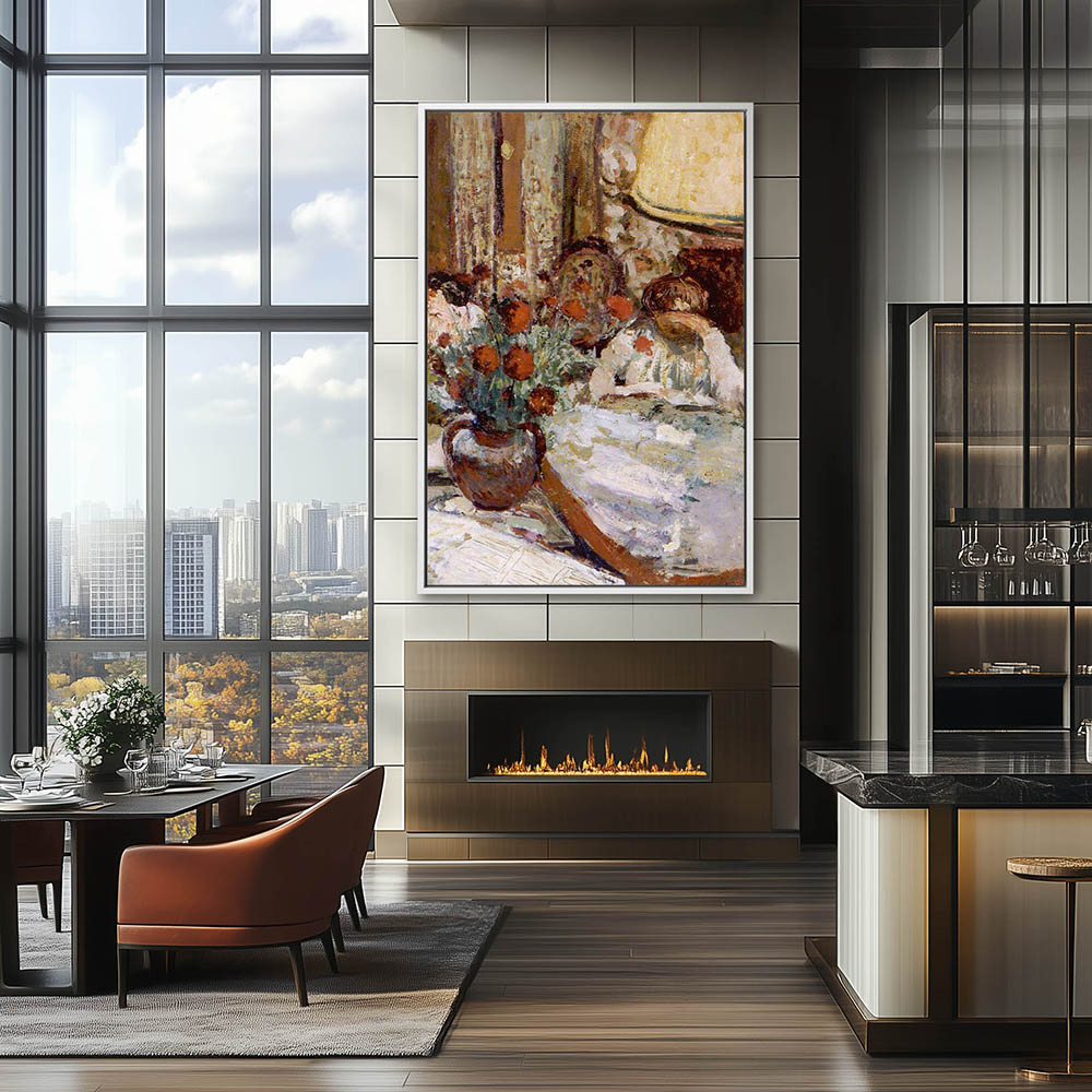 Lucy Reading under the Lamp – Great Canvas Arts