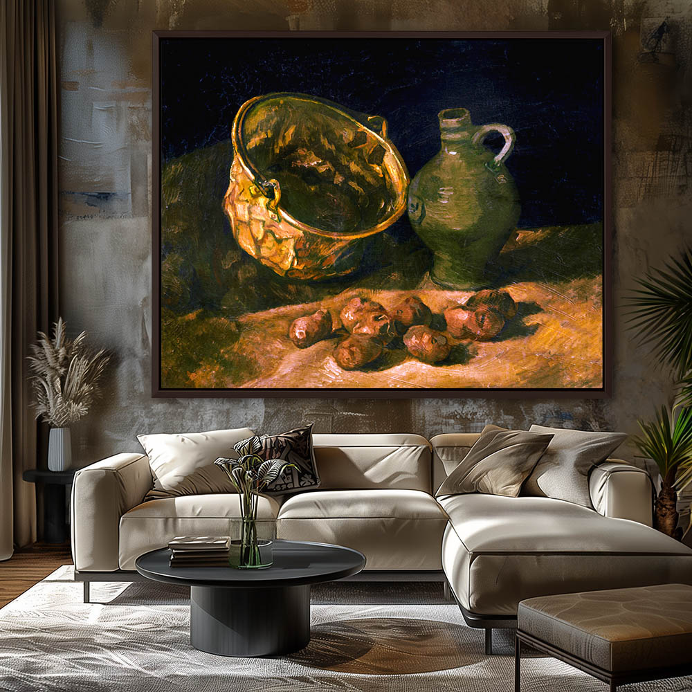 Still Life with Brass Cauldron and Jug – Great Canvas Arts