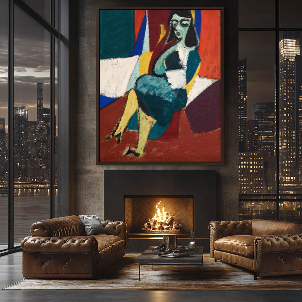 Abstract Portrait of Mougouch – Great Canvas Arts