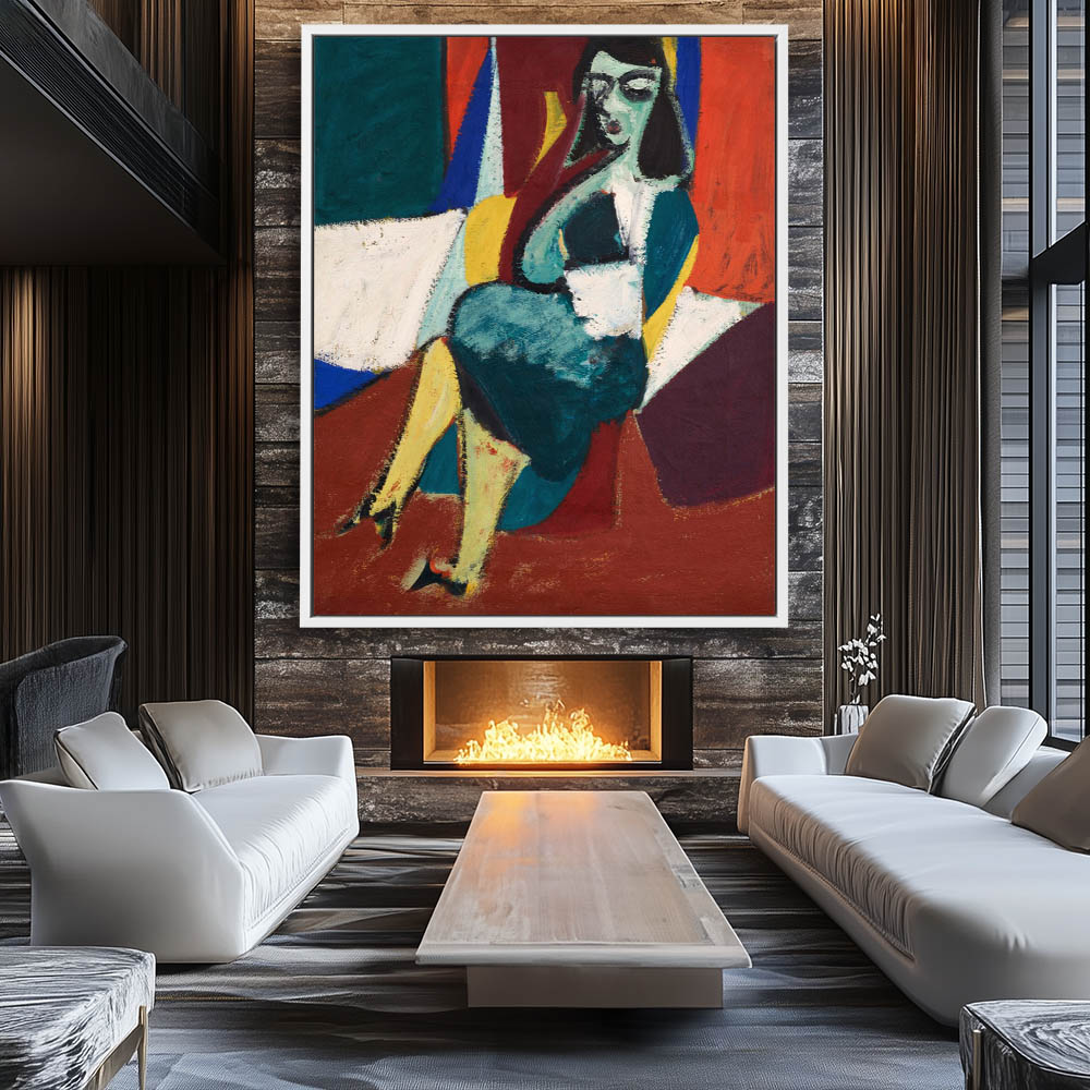 Abstract Portrait of Mougouch – Great Canvas Arts