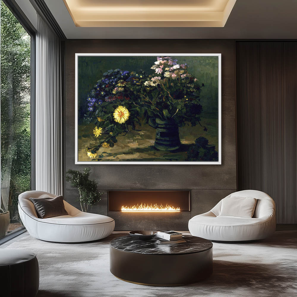 Still Life with a Bouquet of Daises – Great Canvas Arts