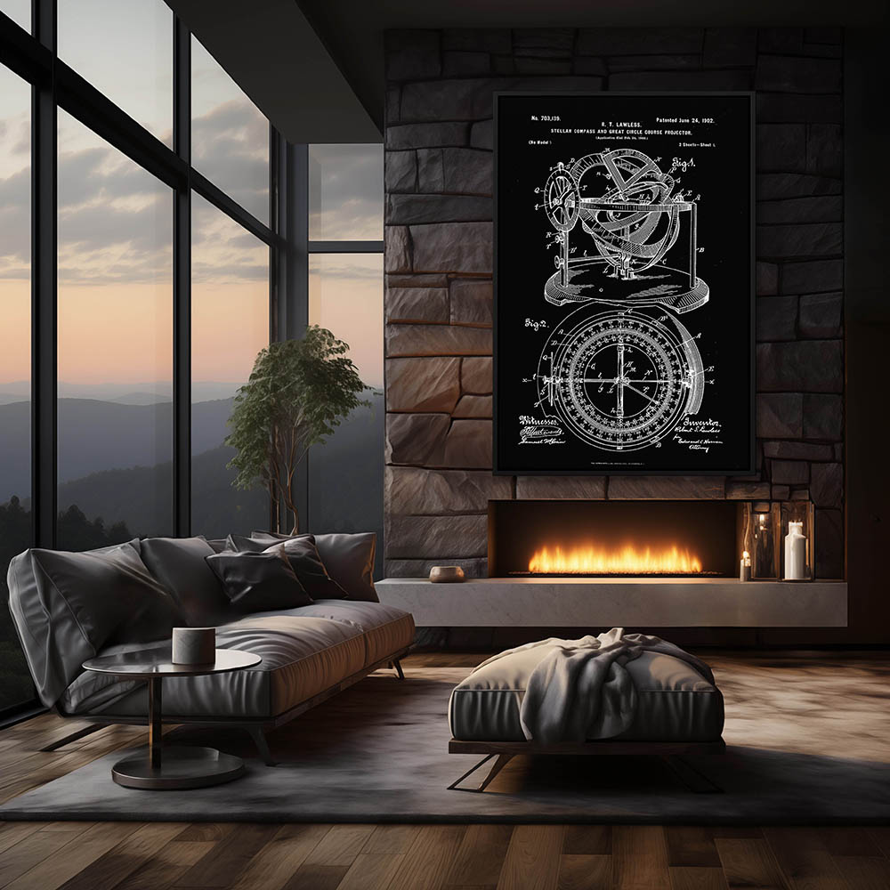 Stellar Compass and Great Course Projector – Great Canvas Arts