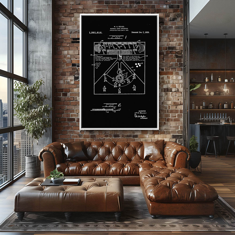 Baseball game apparatus – Great Canvas Arts