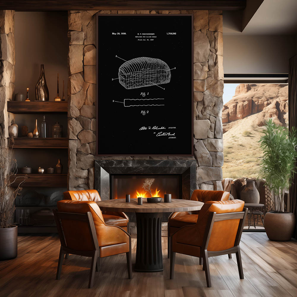 Retainer for sliced Bread – Great Canvas Arts