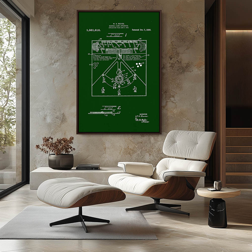 Baseball game apparatus – Great Canvas Arts