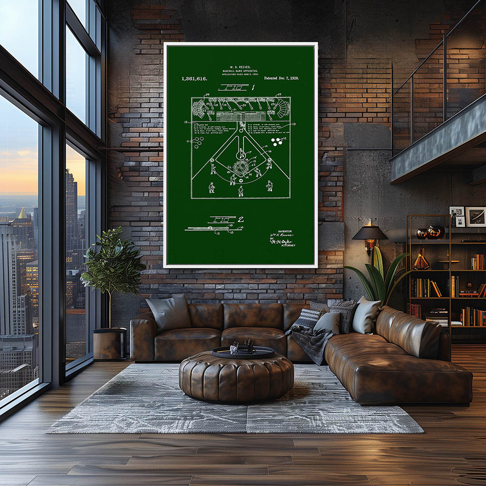 Baseball game apparatus – Great Canvas Arts
