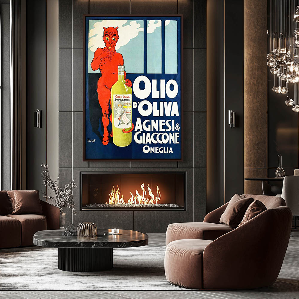 Olive Oil Advertising Poster – Great Canvas Arts