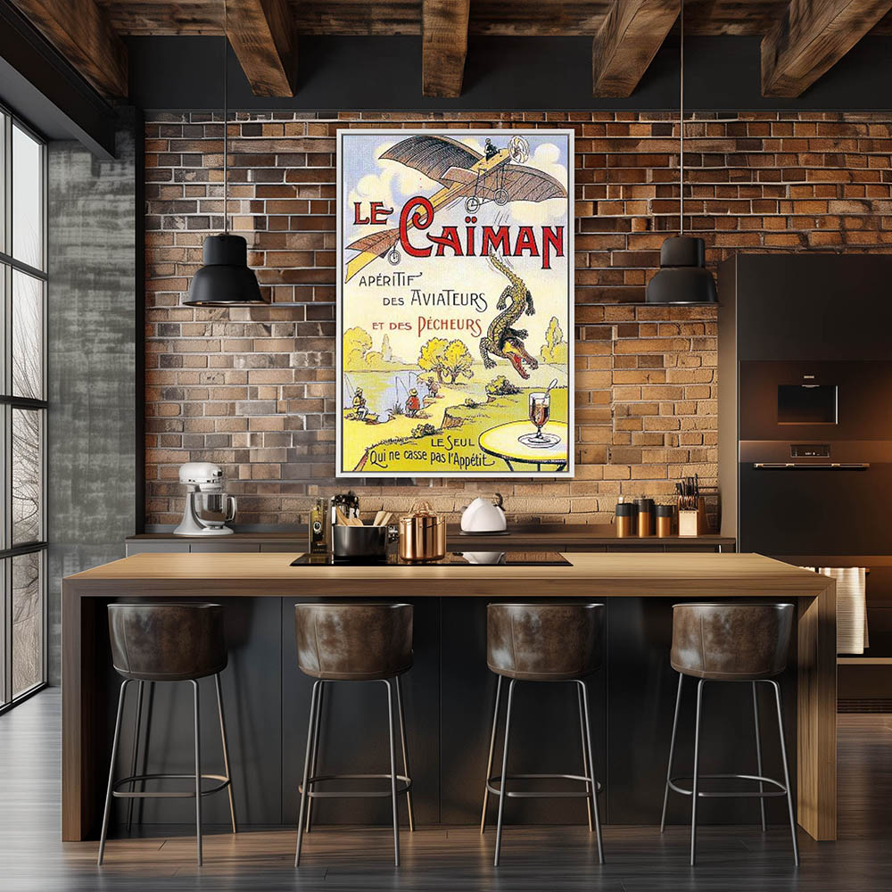 Le Caiman Aperitif Advertising Poster – Great Canvas Arts