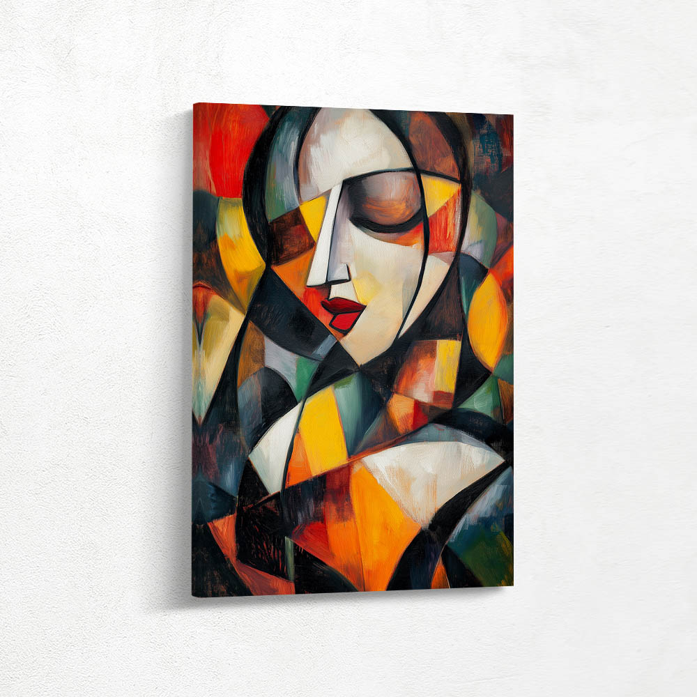 Cubist Figurative Lady – Great Canvas Arts