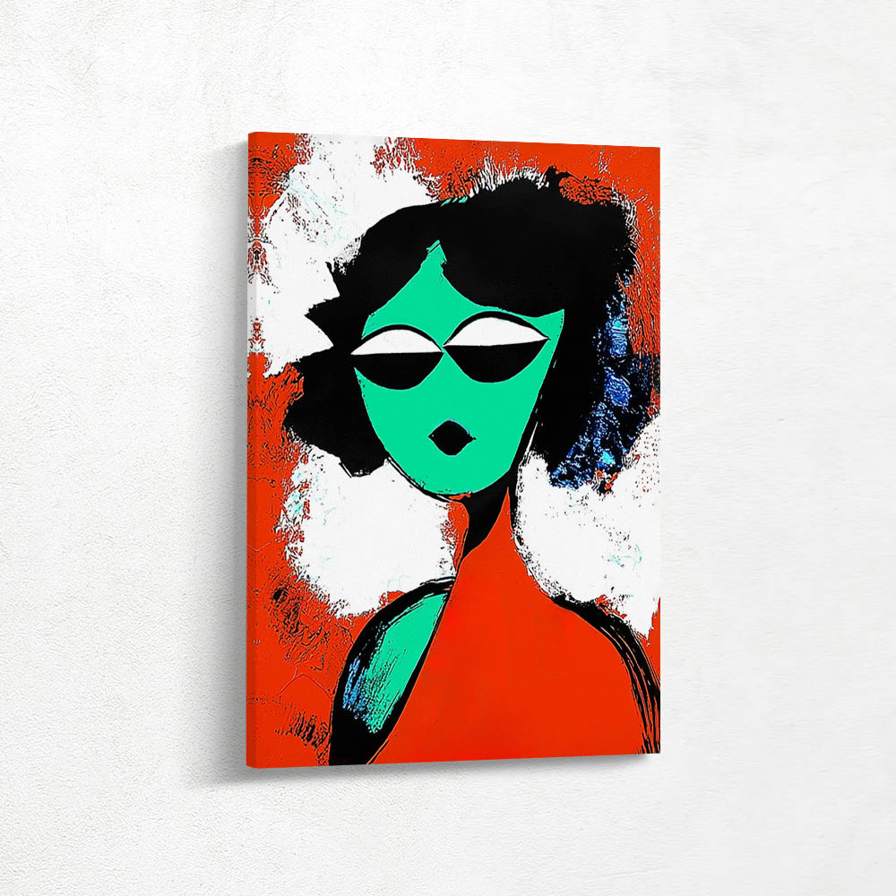 Ruby Reflections The Green Enigma – Great Canvas Arts