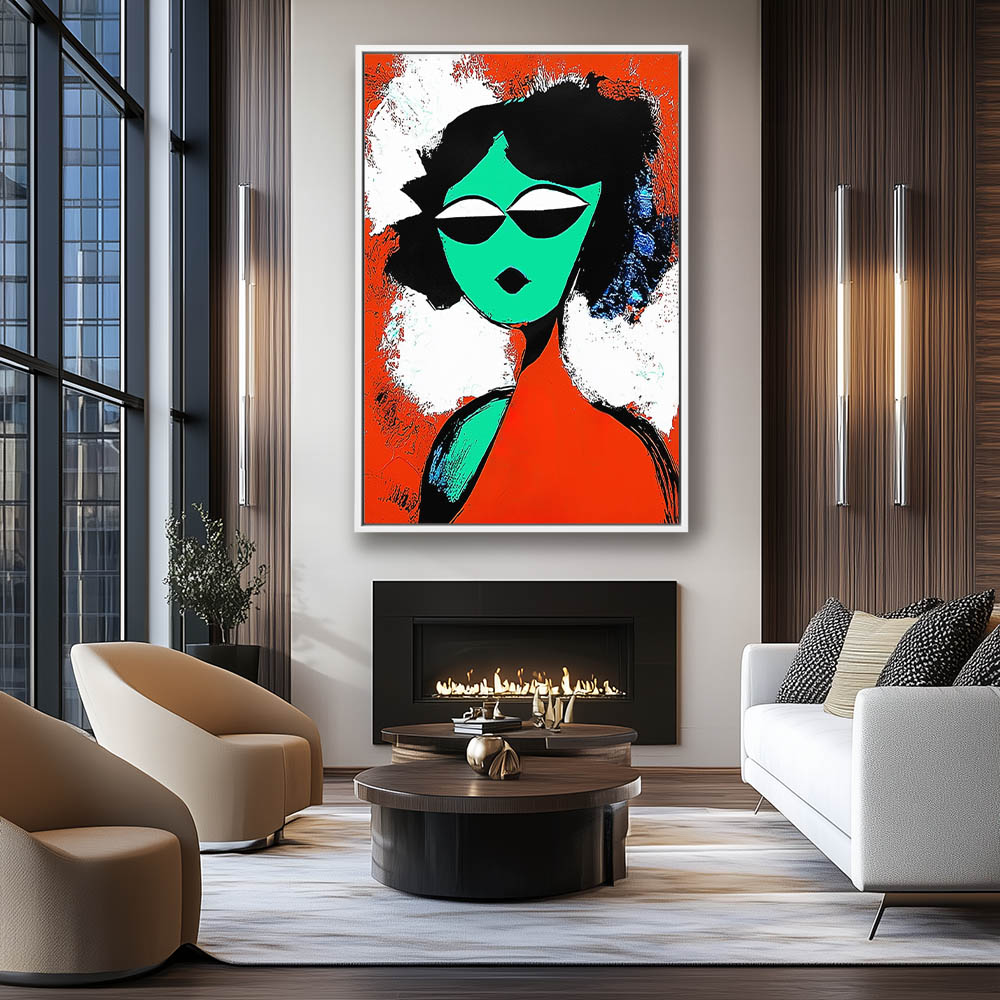 Ruby Reflections The Green Enigma – Great Canvas Arts